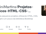 Github Devinimartins Projetos Basicos Html Css Javascript Esses São