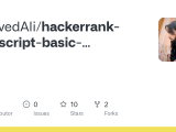 Github Mjavedali Hackerrank Javascript Basic Certification
