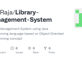 Github Rh Raja Library Management System Library Management System