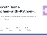 Github Codewithrams Shinchan With Python Turtle Drawing The Famous