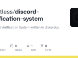 Github Eightless Discord Verification System Captcha Verification