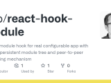 Github Linb React Hook Module A React Module Hook For Real