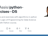 Github Devassis Python Exercises Ds Activities And Exercises With