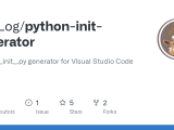Github Seelog Python Init Generator Python Init Py Generator For