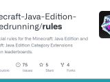 Comparing Main V7 Minecraft Java Edition Speedrunning Rules Github