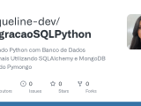 Github Jacqueline Dev Integracaosqlpython Integrando Python Com