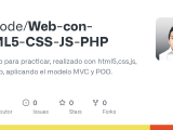 Github Rovcode Web Con Html5 Css Js Php Proyectp Para Practicar
