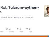 Github Phillrob Fulcrum Python Tools Python Tools To Interact With