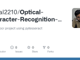 Github Nehal2210 Optical Character Recognition Project Using Python