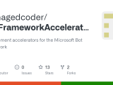 Github Managedcoder Botframeworkaccelerators Development