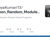 Github Shreyakumari13 Python Random Module Practice Python Random