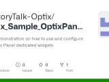 Github Factorytalk Optix Optix Sample Optixpanellibrarywidgets Brief