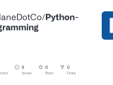 Github Edulane Code Python Programming