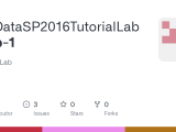 Github Bigdatasp2016tutoriallab Lab 1 Tutorial Lab