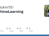Github Patrickm10 Machinelearning