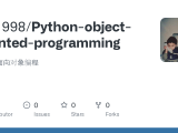 Github Qkx1998 Python Object Oriented Programming Python面向对象编程