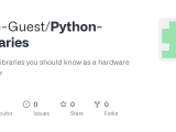 Github Free Guest Python Libraries Python Libraries You Should Know