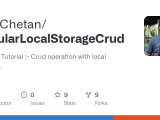 Github Voidchetan Angularlocalstoragecrud Angular Tutorial Crud