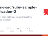 Github Engineyard Ruby Sample Application 2 Based On Https Github