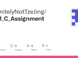 Github Definitelynottzejing Assignment
