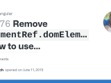 Remove Elementref Domelement Allow To Use Elementref In Render