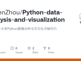 Github Keyenzhou Python Data Analysis And Visualization 武汉理工大学python