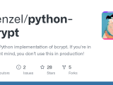 Github Fwenzel Python Bcrypt A Pure Python Implementation Of Bcrypt