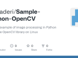 Github Sighaderi Sample Python Opencv Simple Example Of Image