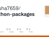 Github Pasha7659 Python Packages