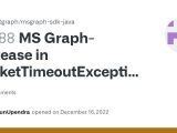 Ms Graph Increase In Sockettimeoutexception Issue 1288