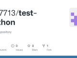 Github Fes7713 Test Python A Test Repository