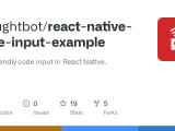 React Native Code Input Example App Tsx At Main Thoughtbot React