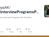 Github Ramyaak Javainterviewprogramspractice Basic Java Interview