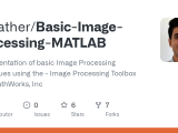 Github Skylather Basic Image Processing Matlab Implementation Of