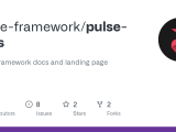 Github Pulse Framework Pulse Docs Pulse Framework Docs And Landing Page