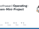 Github Devkothaaari Operating System Mini Project