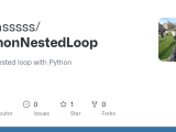 Github Fransssss Pythonnestedloop Basic Nested Loop With Python