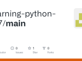 Github Learning Python 007 Main