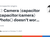 Camera Capacitor 3 Capacitor Camera Getphoto Doesn T Work The