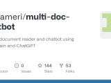 Github Smaameri Multi Doc Chatbot A Multi Document Reader And