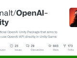 Github Srcnalt Openai Unity An Unofficial Openai Unity Package That