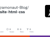 Github Programonaut Blog Website Html Css