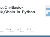 Github Phinyoch Basic Block Chain In Python