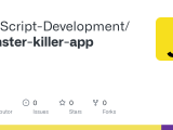 Github Javascript Development Monster Killer App