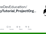 Github Gamedeveducation Unitytutorial Projectorganisation