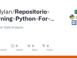 Github Weidylan Repositorio Learning Python For Data Analysis Python