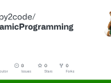 Github Happy2code Dynamicprogramming