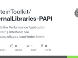 Github Einsteintoolkit Externallibraries Papi Distribute The