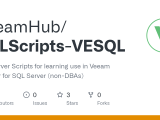 Github Veeamhub Sqlscripts Vesql Sql Server Scripts For Learning Use
