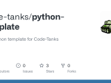 Github Code Tanks Python Template The Python Template For Code Tanks